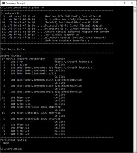 IPv6 Windows Command Line Examples - CellStream, Inc.