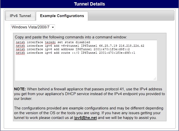 Setting up a 6to4 Tunnel in Windows 7 - CellStream, Inc.