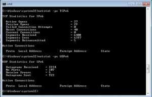 IPv6 Windows Command Line Examples - CellStream, Inc.