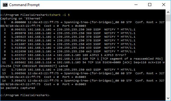 How to use tshark - a starting point - CellStream, Inc.