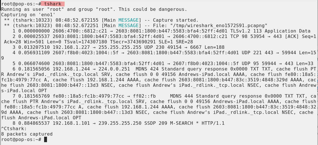 tshark Usage Examples - CellStream, Inc.
