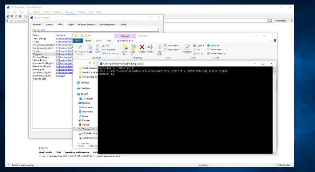 How To Use 'dumpcap' Natively on your Computer - CellStream, Inc.