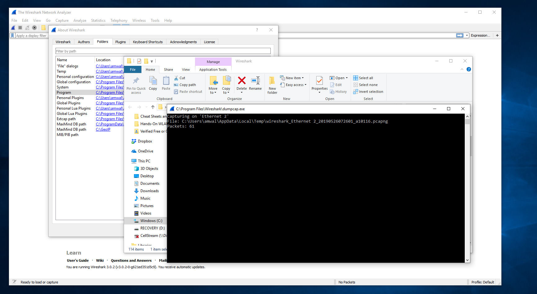 How To Use 'dumpcap' Natively on your Computer - CellStream, Inc.