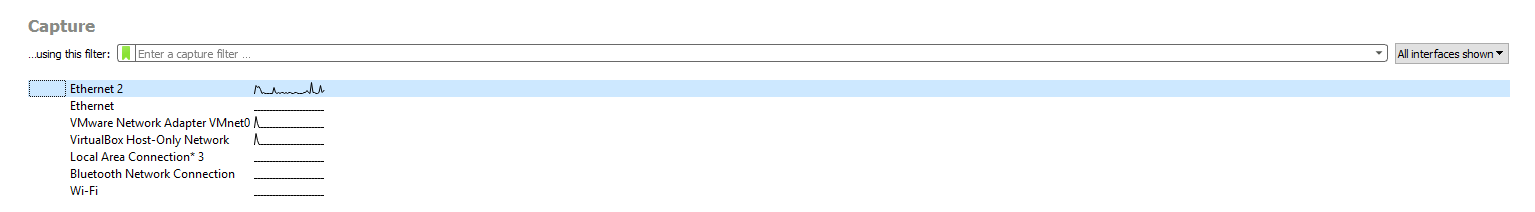 Controlling Displayed Network Interfaces in Wireshark - CellStream, Inc.