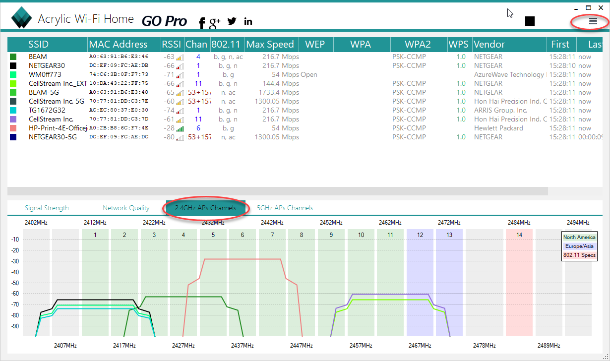 Wi-Fi Scanning Tools List - CellStream, Inc.