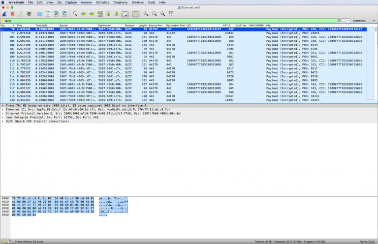 Using Wireshark to Analyze QUIC Traffic - CellStream, Inc.