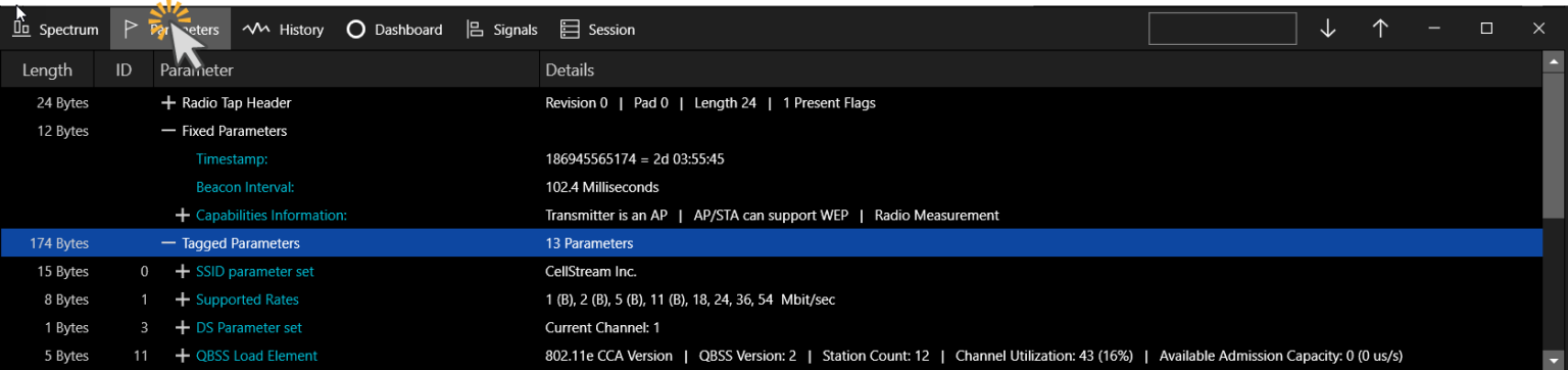 Fantastic Free Wi-Fi Analyzer for Windows - WinFi - CellStream, Inc.