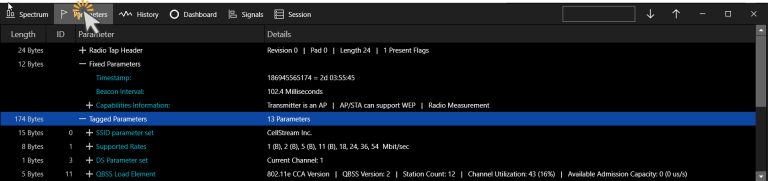 Fantastic Free Wi-Fi Analyzer for Windows - WinFi - CellStream, Inc.