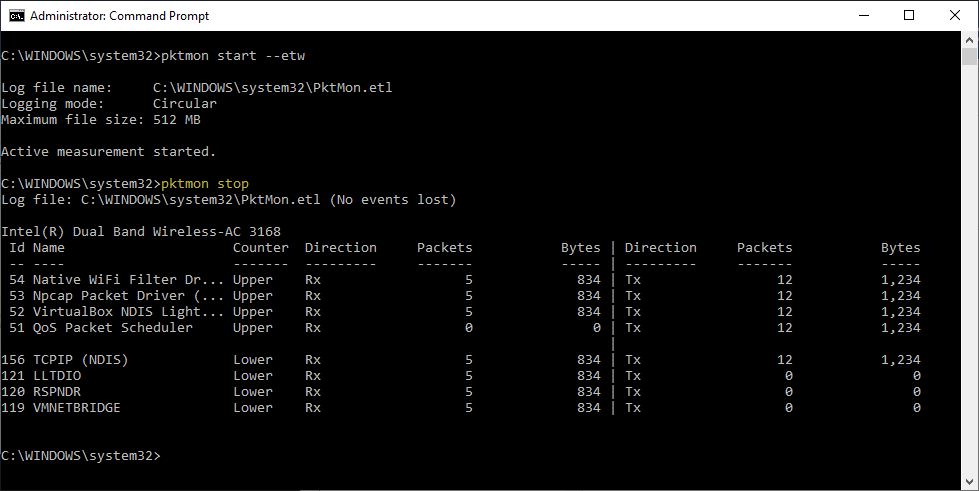 Packet Capture in Windows using pktmon.exe - CellStream, Inc.
