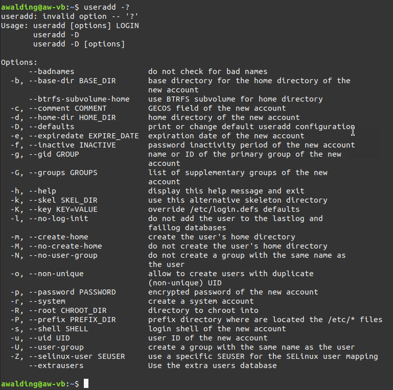Using the useradd Command to Create User Accounts in Linux - CellStream, Inc.