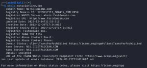 What is the 'whois' command? - CellStream, Inc.