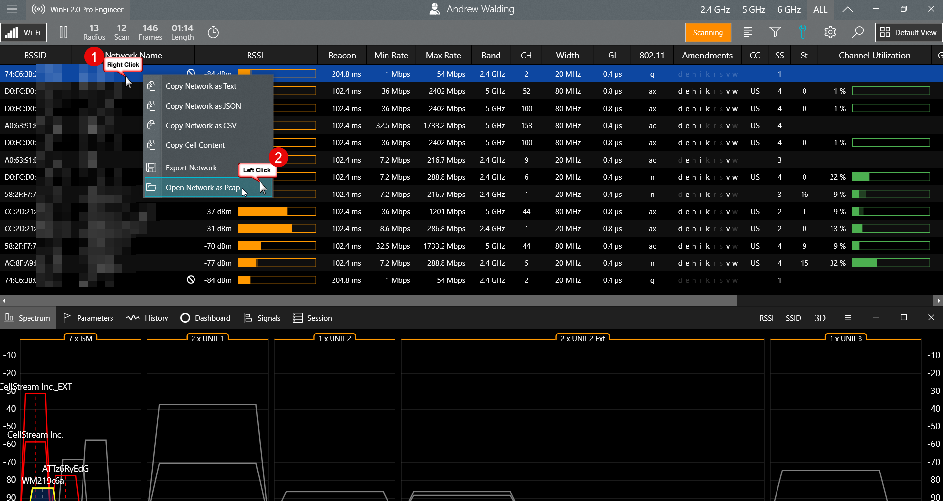 Capturing Wi-Fi Beacon Frames with WinFi - CellStream, Inc.