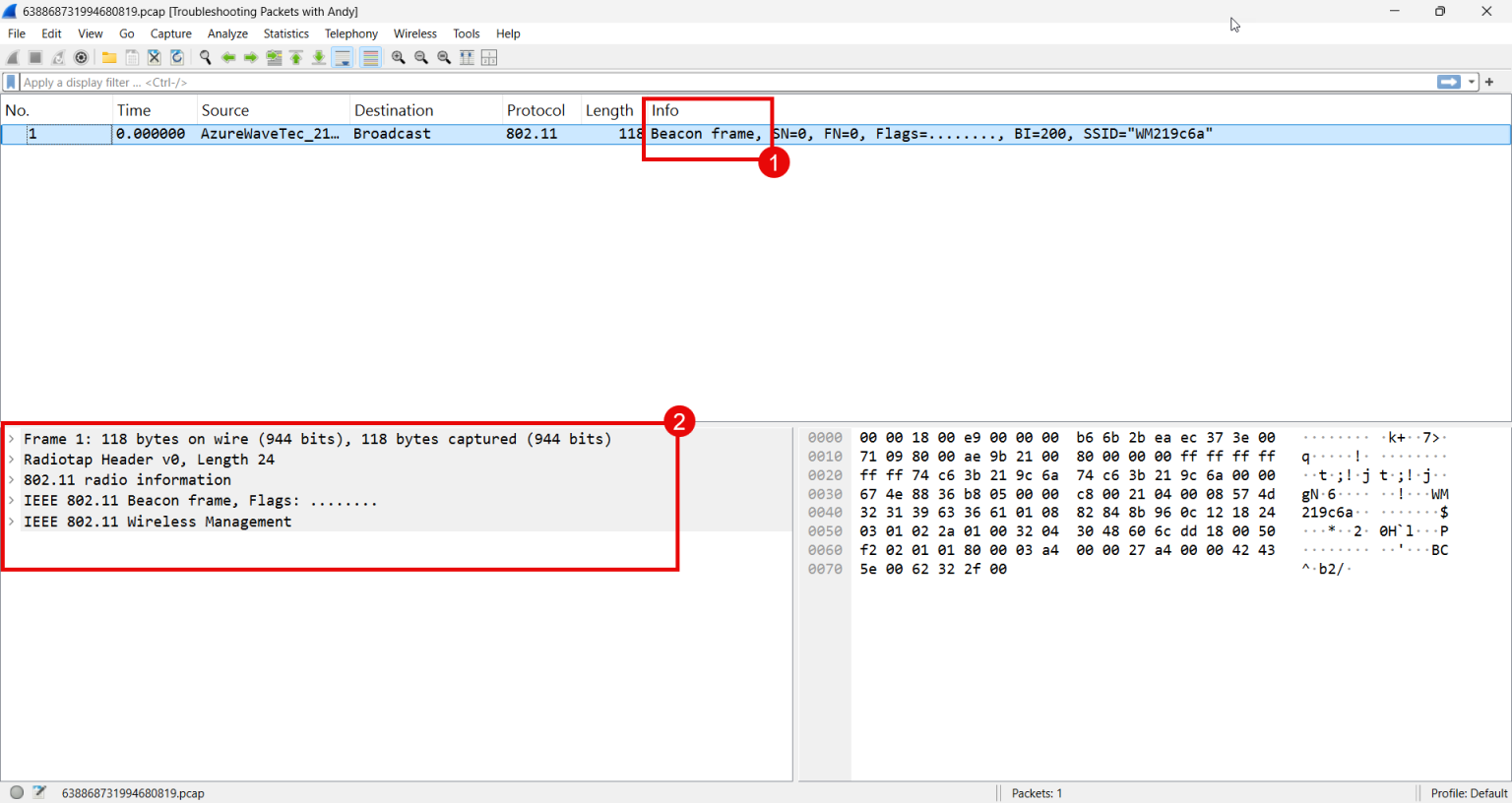 Capturing Wi-Fi Beacon Frames with WinFi - CellStream, Inc.