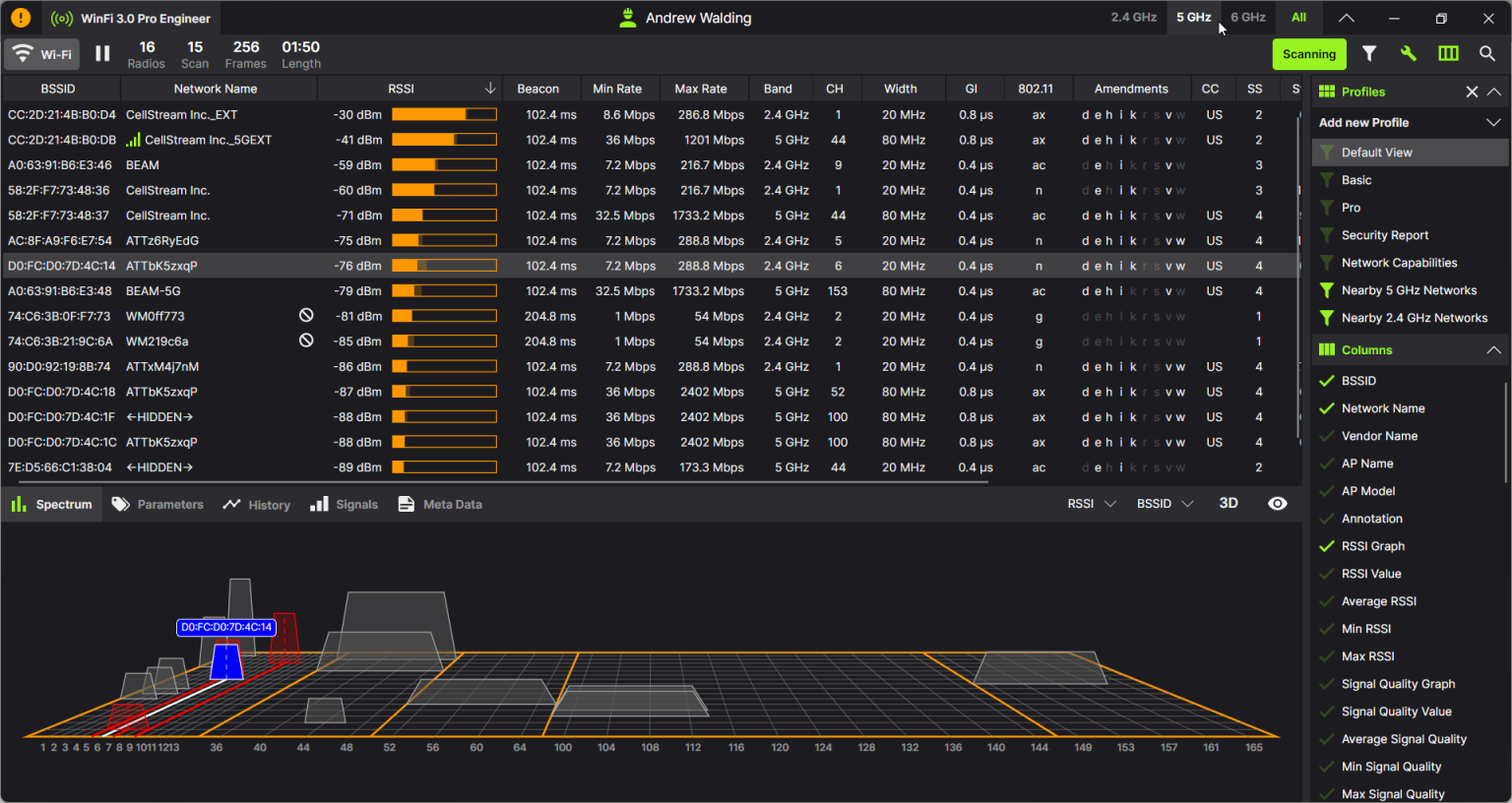 Capturing Wi-Fi Beacon Frames with WinFi - CellStream, Inc.