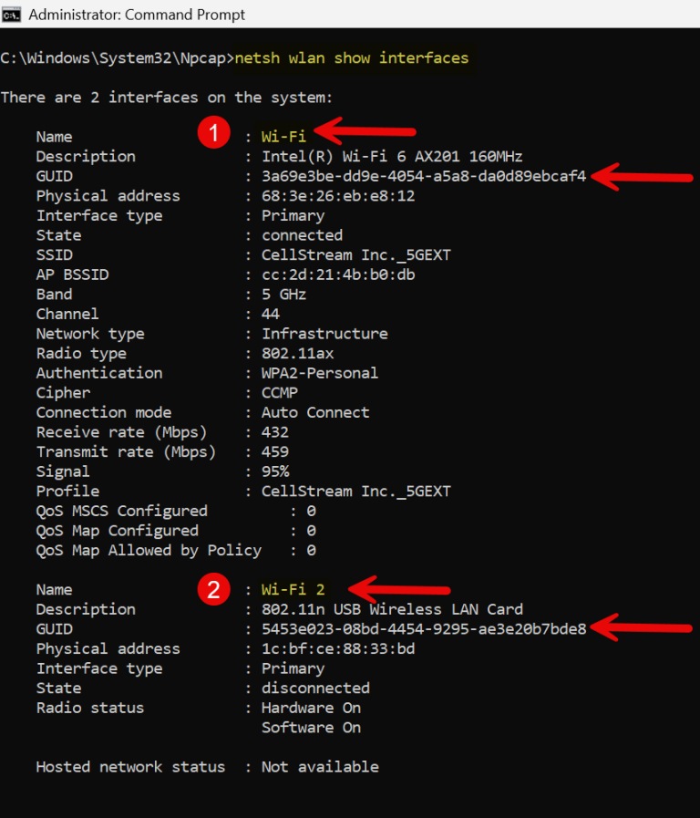 WlanHelper: How to Use It in Windows - CellStream, Inc.