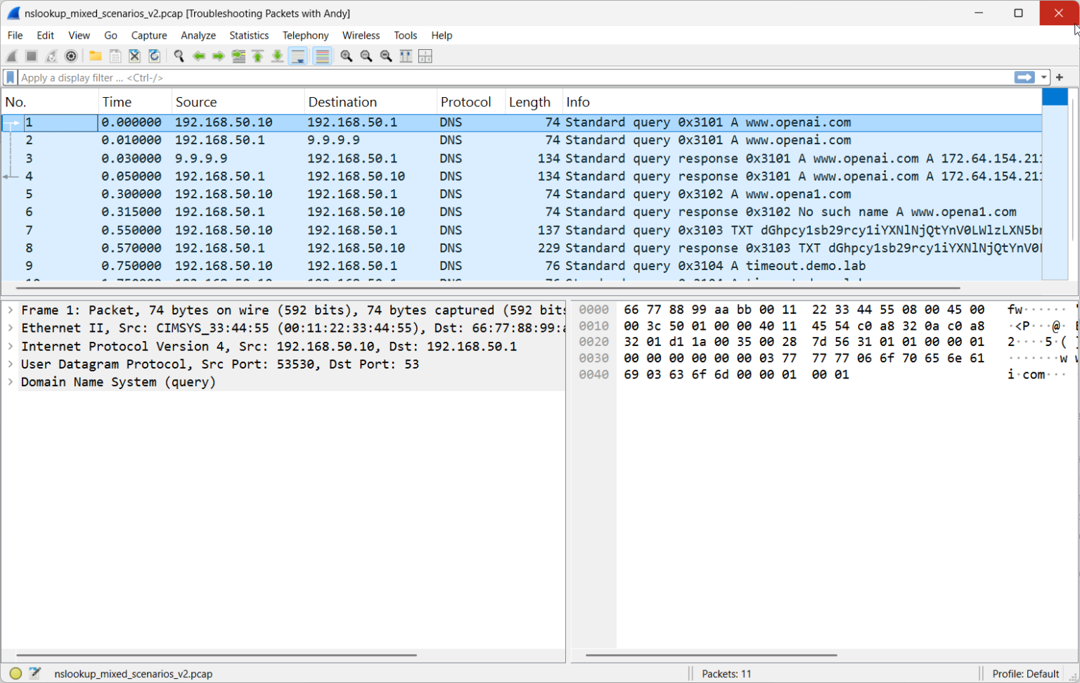 Create your own Wireshark Labs with AI - CellStream, Inc.